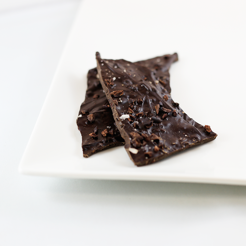 Vegan 70% dark with cacao nibs and sea salt – COCONAMA CHOCOLATE