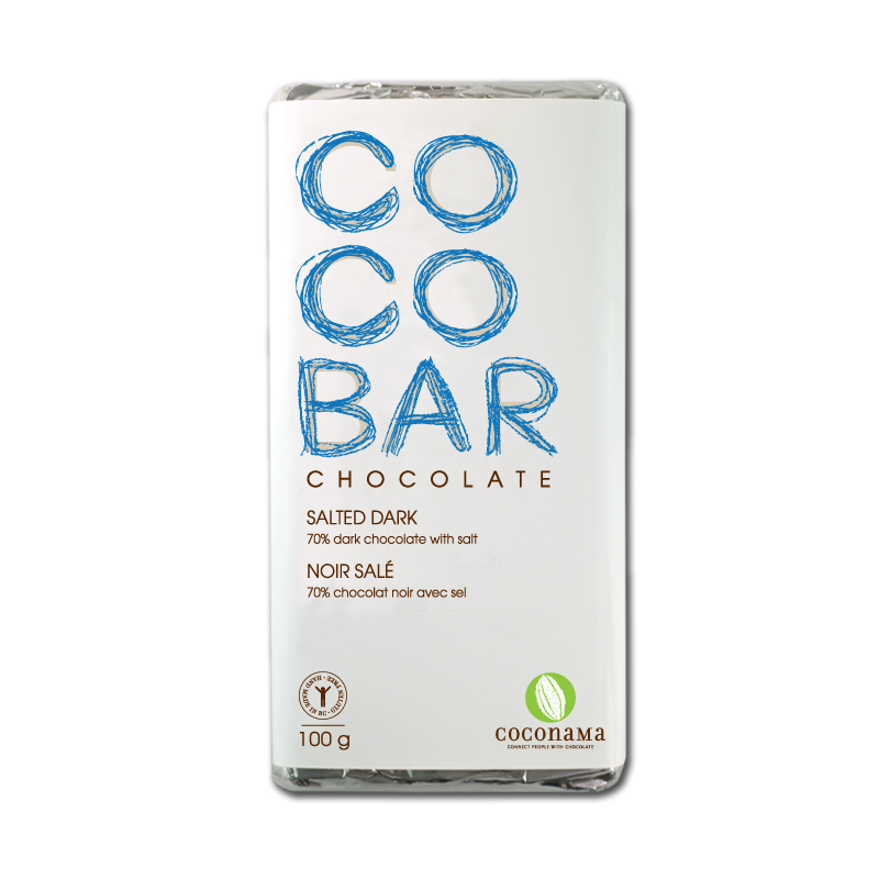COCBAR Salted Dark – COCONAMA CHOCOLATE